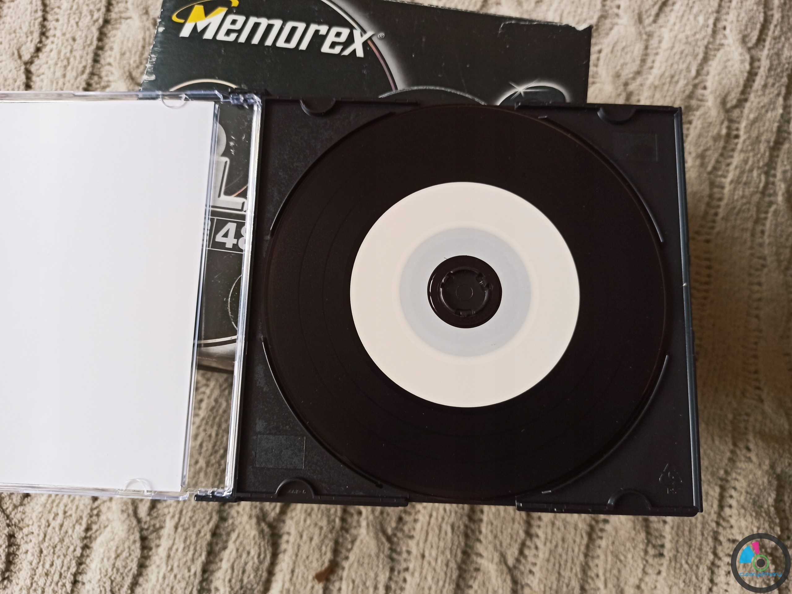 Memorex CD-R 700MB Black Vinyl Printable 1szt. czary2mary